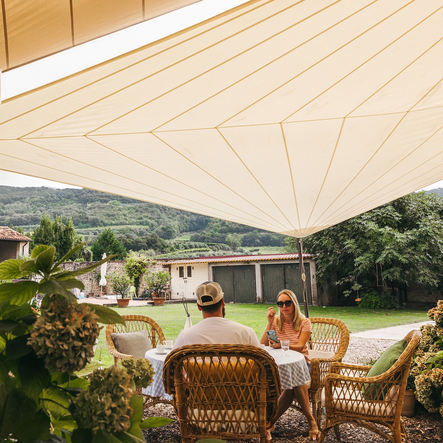 Waterproof Shade Sails Premium Quality UK Maanta